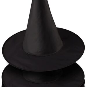 Starhig 8pcs Floating Witch Hat Decorations,Witches Hats,Hanging Witch Hats,Black Witch Hats Hanging,Witches Hats Halloween Decor For Halloween Christmas Party Decorations,Black