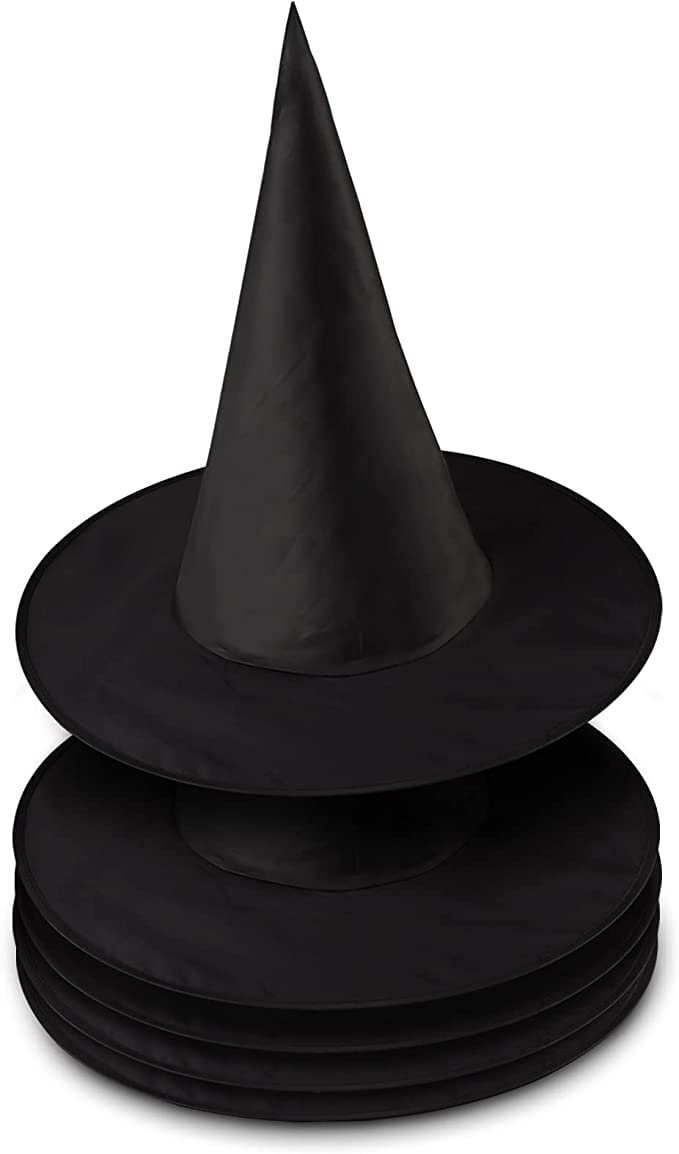 Starhig 8pcs Floating Witch Hat Decorations,Witches Hats,Hanging Witch Hats,Black Witch Hats Hanging,Witches Hats Halloween Decor For Halloween Christmas Party Decorations,Black