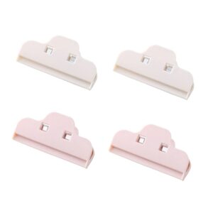 pzrt 4pcs diy sealing clamp diamond painting tools clips painting accessories cross stitch tool food snack storage seal food clips (random color)