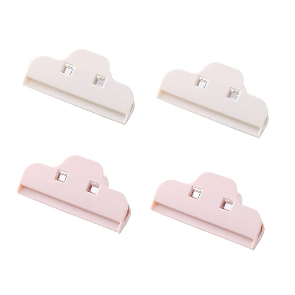 PZRT 4pcs DIY Sealing Clamp Diamond Painting Tools Clips Painting Accessories Cross Stitch Tool Food Snack Storage Seal Food Clips (Random Color)