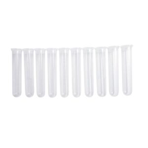 fvebzem 10 pcs 20ml conical centrifuge tube microcentrifuge tube sterile plastic test tubes with leak-proof screw caps lab container with graduated and write-on spot, non-pyrogenic, dn/rnase free