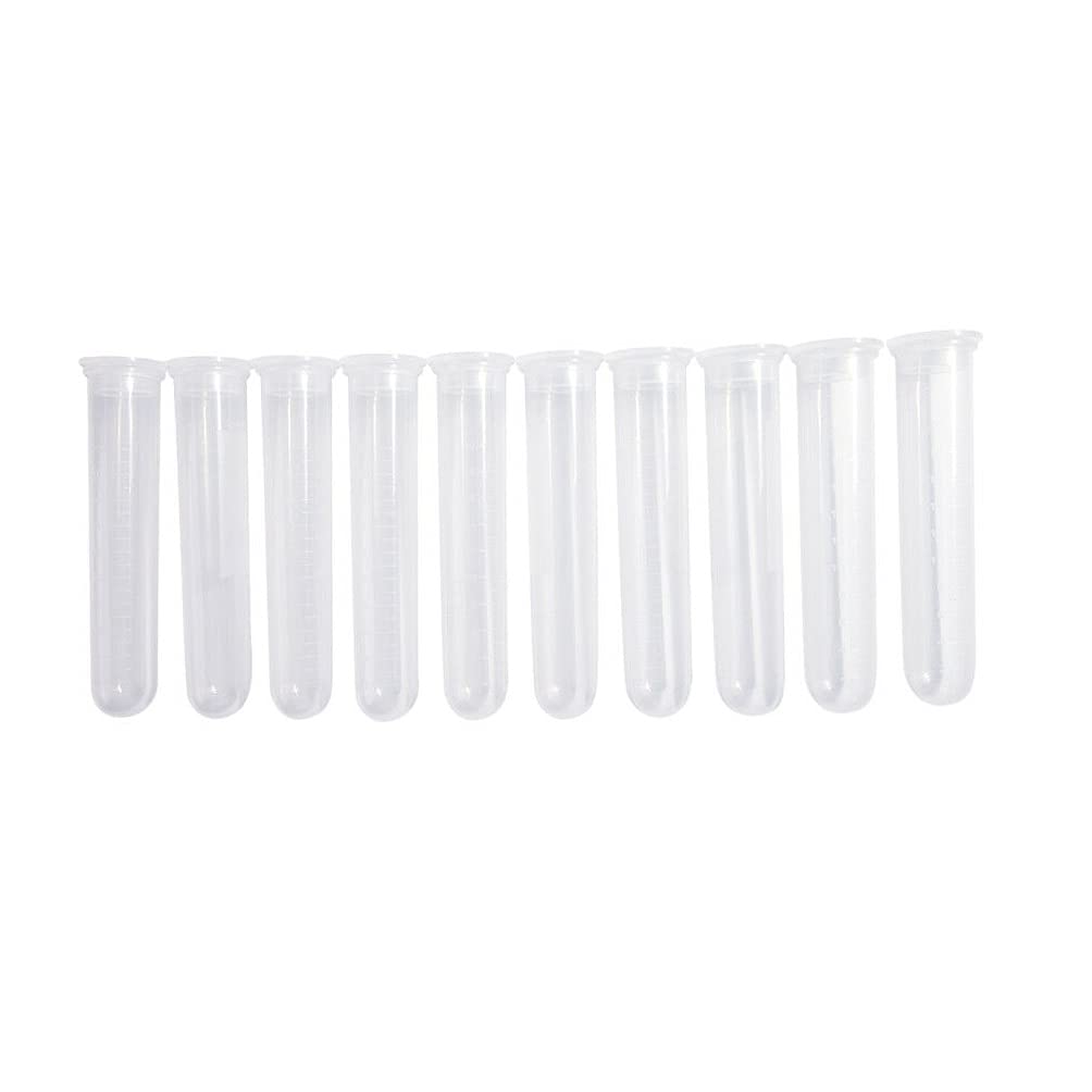 FveBzem 10 PCS 20ml Conical Centrifuge Tube Microcentrifuge Tube Sterile Plastic Test Tubes with Leak-Proof Screw Caps Lab Container with Graduated and Write-on Spot, Non-Pyrogenic, DN/RNase Free