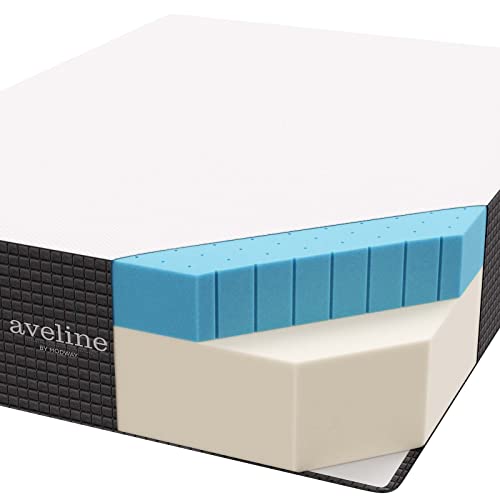 Modway Aveline 16” Gel Infused Memory Mattress with CertiPUR-US Certified Foam King Mattress