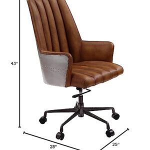 Acme Furniture Salvol Office Chair, Silver