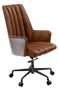 acme furniture salvol office chair, silver