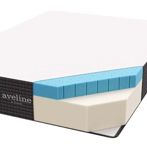 Modway Aveline 12” Gel Infused Memory Mattress with CertiPUR-US Certified Foam Queen Mattress