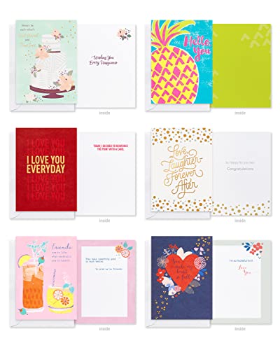 American Greetings Deluxe All Occasion Cards with Envelopes - Birthday, Thanks, Congrats and More (40-Count)