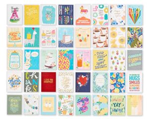 american greetings deluxe all occasion cards with envelopes - birthday, thanks, congrats and more (40-count)