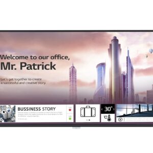 LG Electronics 55UH5F-H 55'' Digital Signage, Clear View with Non-Glare Coating, Ultra HD Resolution, Narrow Bezel & Slim Depth, Built-in Speaker, 30° Tilting Installation