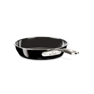 all-clad fusiontec ceramic fry pan 9.5 inch induction oven broiler safe 500f pots and pans, cookware onyx