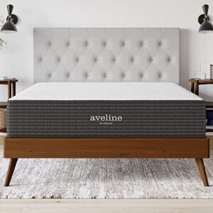 modway aveline 12” gel infused memory mattress with certipur-us certified foam queen mattress