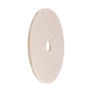 Boardwalk BWK4017NHE 17 in. Hog Hair Burnishing Pads - Natural (5-Piece/Carton)