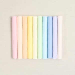 benzie design wool felt, 10 pcs 9"x12" in pastel rainbow colors, 1 mm thick, soft & pliable, wool blend felt, pixie dust 9"x12"