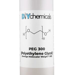 DIYChemicals Polyethylene Glycol PEG 300 for Industrial Manufacturing, Fog Machines,Antifreeze, Solvent, Humectant – Non-Toxic, Odorless, 1 Pint (16 fl oz)