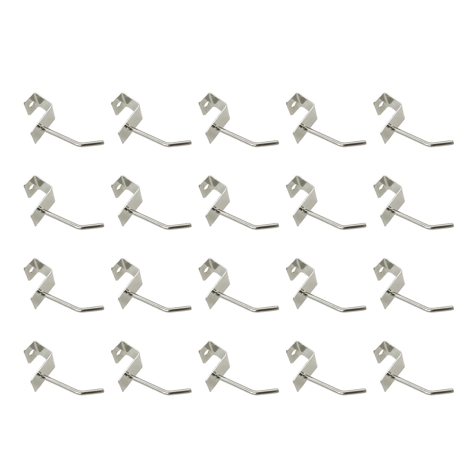 Sscon 20Pcs 3mm x 45mm Metal Display Hooks 2 Inch Supermarket Storage Display Hangers