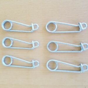 Gees Minnow Trap Utility Clip/Live Bait Traps Lock Clips - Set of 6 Clips New