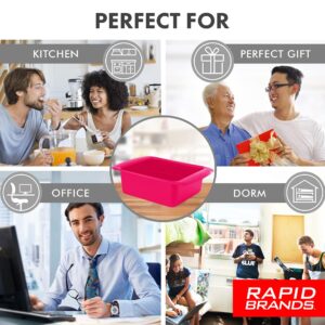 Rapid Ramen Cooker Deluxe | Microwave 2 Packs of Ramen in 3 Minutes | Perfect for Dorm, Small Kitchen, or Office | Dishwasher-Safe, Microwaveable, & BPA-Free