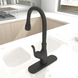 Pull Down Touchless Single Handle Kitchen Faucet with MotionSense