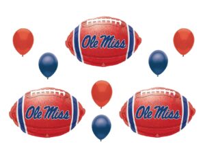 ole miss mississippi football birhday party balloons decorations supplies graduation college