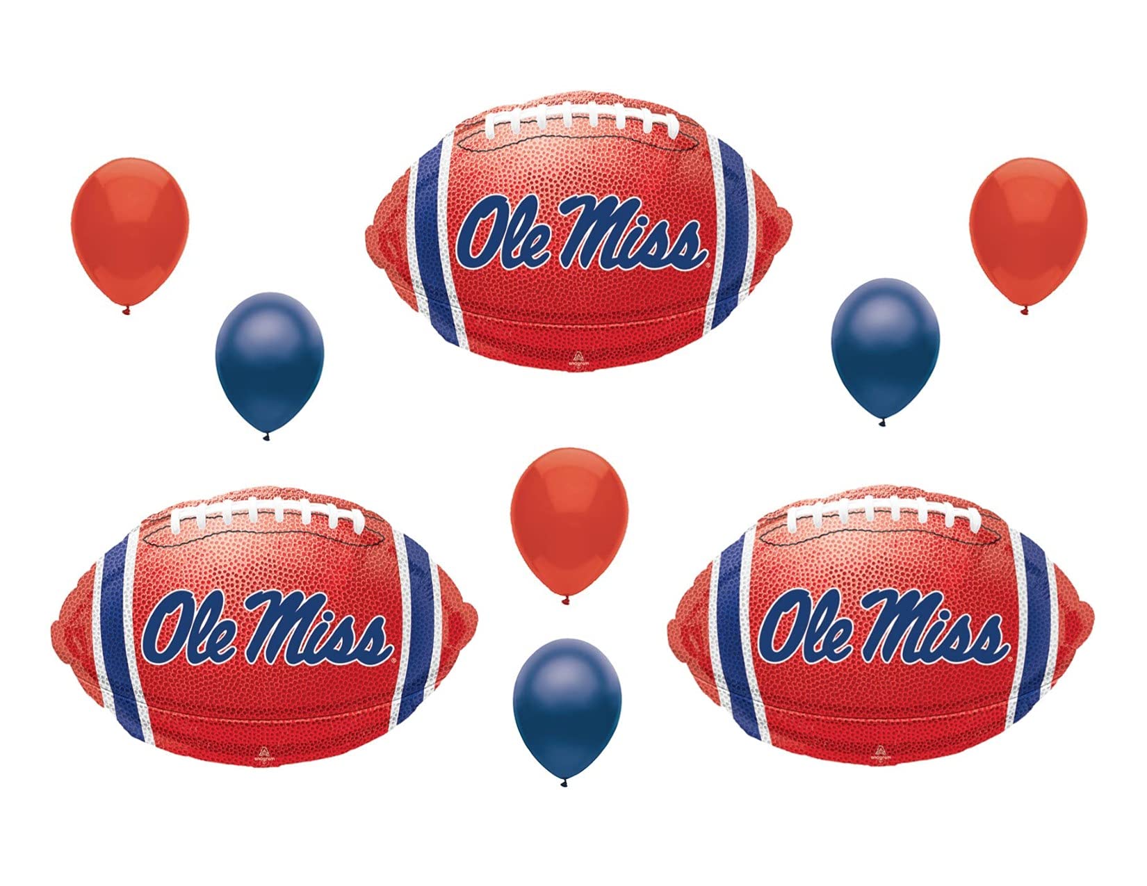 Ole Miss Mississippi Football Birhday Party balloons decorations supplies graduation college