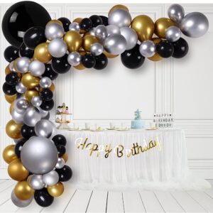 TILCO BALLOONS | Giant Balloons Black 72 Inch Jumbo | Ready to Inflate With Air, Helium or Fill With Water | Decorate Your Birthday, Graduations, Events or Weddings | Balloon to Get Inside