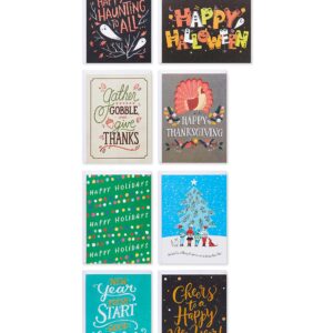 American Greetings Deluxe Holiday Card Assortment, Graduation, Fathers Day, Birthdays and All Occasions (33-Count)