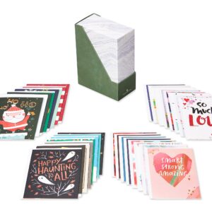 American Greetings Deluxe Holiday Card Assortment, Graduation, Fathers Day, Birthdays and All Occasions (33-Count)