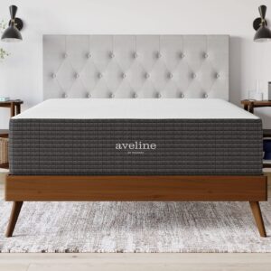 modway aveline 14” gel infused memory mattress with certipur-us certified foam queen mattress