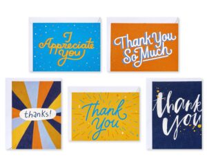 american greetings mini thank you notes and envelopes, bright & colorful (20-count)