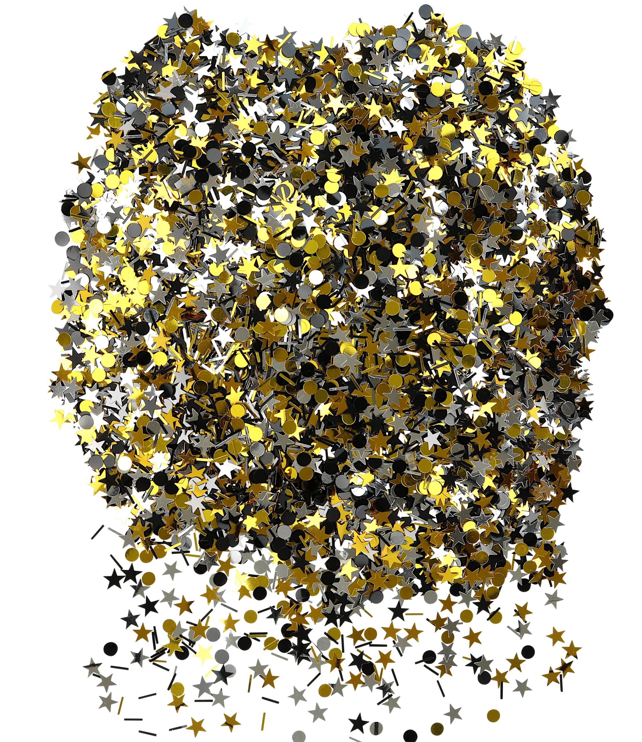 Happy New Years, Graduation, Wedding Bulk Foil Confetti, 3,000 Pieces, 9 Ounces