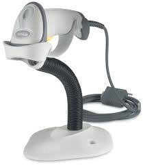 zebra/motorola symbol ls2208 handheld barcode scanner, includes stand and usb cord (white) (renewed)