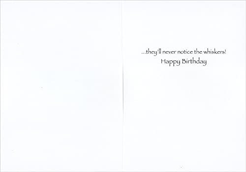 Sellers Publishing RSVP White Cat With The Right Hat Feminine Funny : Humorous Birthday Card for Her : Woman : Women