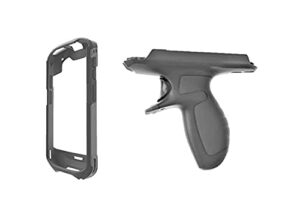 trigger handle and protective boot/case compatible with zebra tc51, tc52, tc56, tc57 android scanners | trg-tc51-snp1-03 | sg-tc5x-exonhs-01 (renewed)