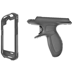 Trigger Handle and Protective Boot/Case Compatible with Zebra TC51, TC52, TC56, TC57 Android Scanners | TRG-TC51-SNP1-03 | SG-TC5X-EXONHS-01 (Renewed)