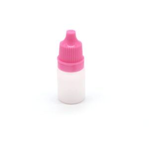 Snadulor 60 Pcs Plastic Dropper Bottles,5ml Empty Squeezable Dropper Bottle with Cap(Pink)