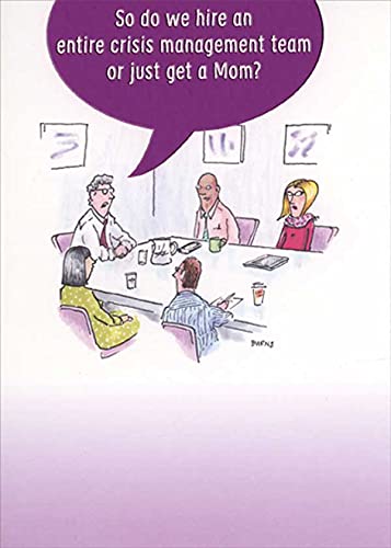 Sellers Publishing RSVP Hire An Entire Crisis Management Team Funny : Humorous Birthday Card for Mom