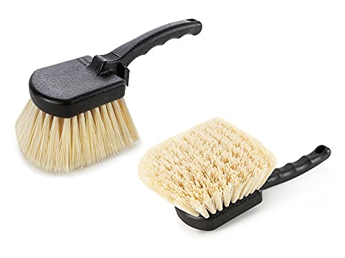 Harper 37518500 Heavy Duty Cleaning Set with Outdoor Push Broom, Floor Squeegee, Debris Pan and Handheld Scrubbing Brush