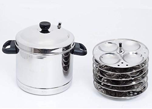 Export Quality Idli Cooker, Idli Maker, Stainless Steel Idli Cooker (6 Plats 24 Idli)