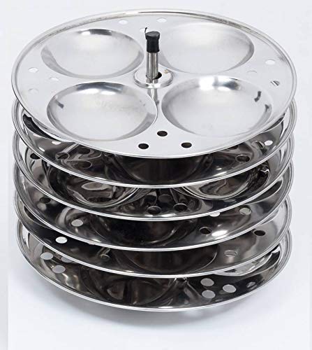 Export Quality Idli Cooker, Idli Maker, Stainless Steel Idli Cooker (6 Plats 24 Idli)