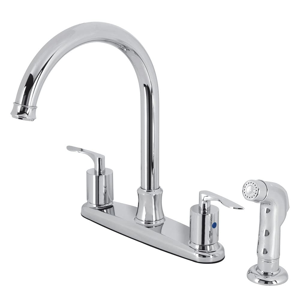 Kingston Brass FB7791SVLSP Serena 8" Centerset Kitchen Faucet, Polished Chrome