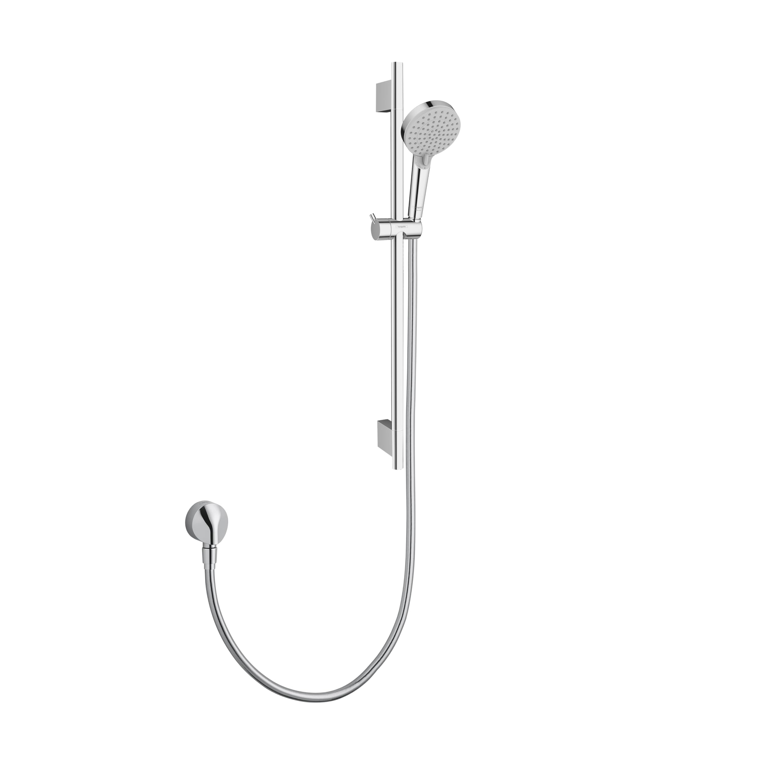 hansgrohe Vernis Blend 11-inch 3-Spray Handshower with Slide Bar and Hose, Rain, IntenseRain, Handheld Shower Head System in Chrome, 04969000, 2.5