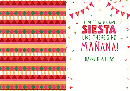 Sellers Publishing RSVP Fiesta Llama and Cactus Funny/Humorous Birthday Card