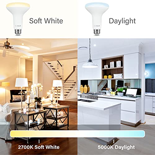 Sigalux Recessed Light Bulbs LED Flood Lights Indoor BR30 LED Bulb Dimmable 9W(65W Equivalent) 650LM 2700K Soft White E26 Base CRI80 12000 Hrs UL Listed, Pack of 6