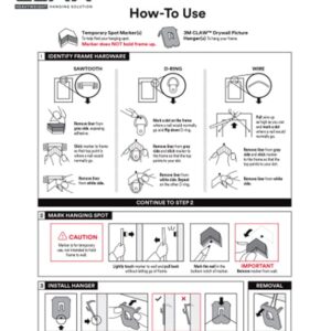 3M Claw Drywall Picture Hangers, 8 Hangers