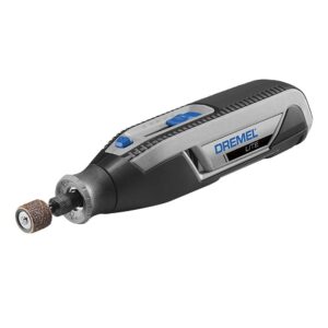 Dremel 7760 Lite Rechargeable Lightweight Design User-Friendly 8000 to 25000 RPM Single Cordless Rotary Tool with Soft Grip for Easy and Comfortable Use (Renewed)