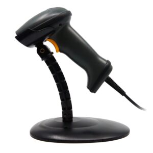 UNITECH America 2D Imager Barcode Scanner, USB Cable, Plug and Play, Gooseneck Stand/Cradle, Black, Read 3mil barcodes, PDF417, QR Code, Data Matrix, Aztec Code, IP54, 1.5M Drop, MS838-2UCB0S-SG