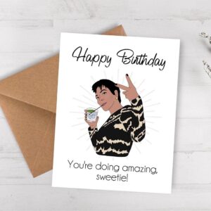 BALOR Kardashian Birthday Card funny birthday card happy birthday 21st birthday birthday wishes card for best friend birthday gift | 4.25 x 5.5 Folded Cardstock Greeting Card