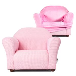 keet roundy kid's chair, combo chair w/cover, pink