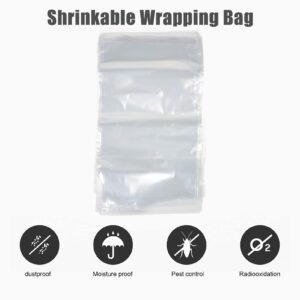 200pcs Shrink Film Packaging Bag Packing Bag Pof Heat Shrink Bag Packaging Film Sealer Bags Shrinkable Wrapping Bag Household Heat Shrink Bag