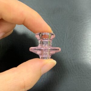 ROSIN PRESS YHS Glass Cap Accesspories (Pink)